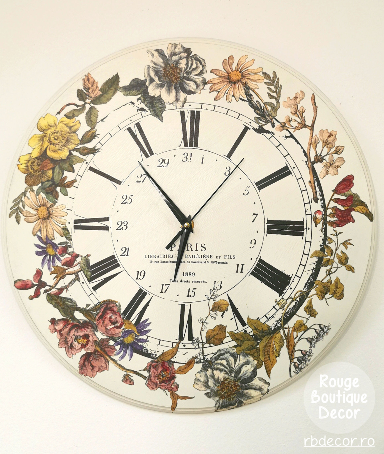 FLORAL ANTHOLOGY transfer decorativ IOD – set de 4 pagini A3 - Rouge ...